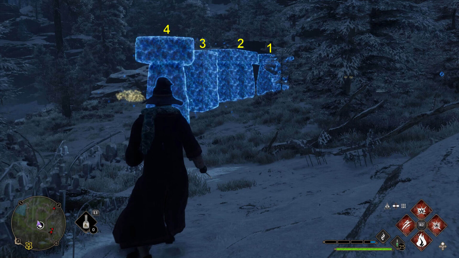 Hogwarts Valley Merlin Trial Locations - Hogwarts Legacy