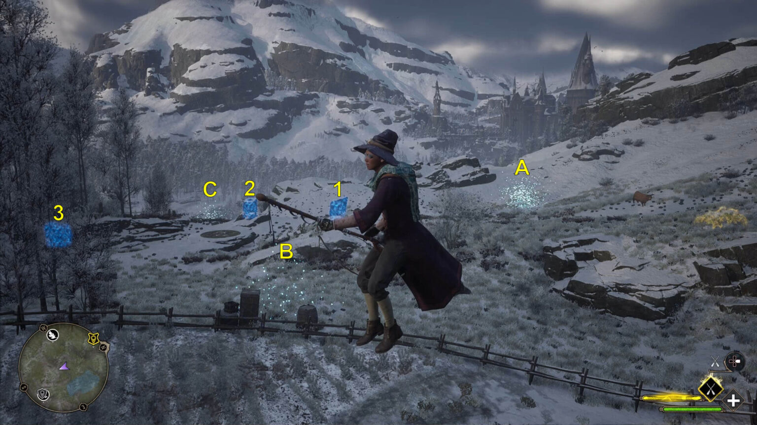 Hogwarts Valley Merlin Trial Locations - Hogwarts Legacy