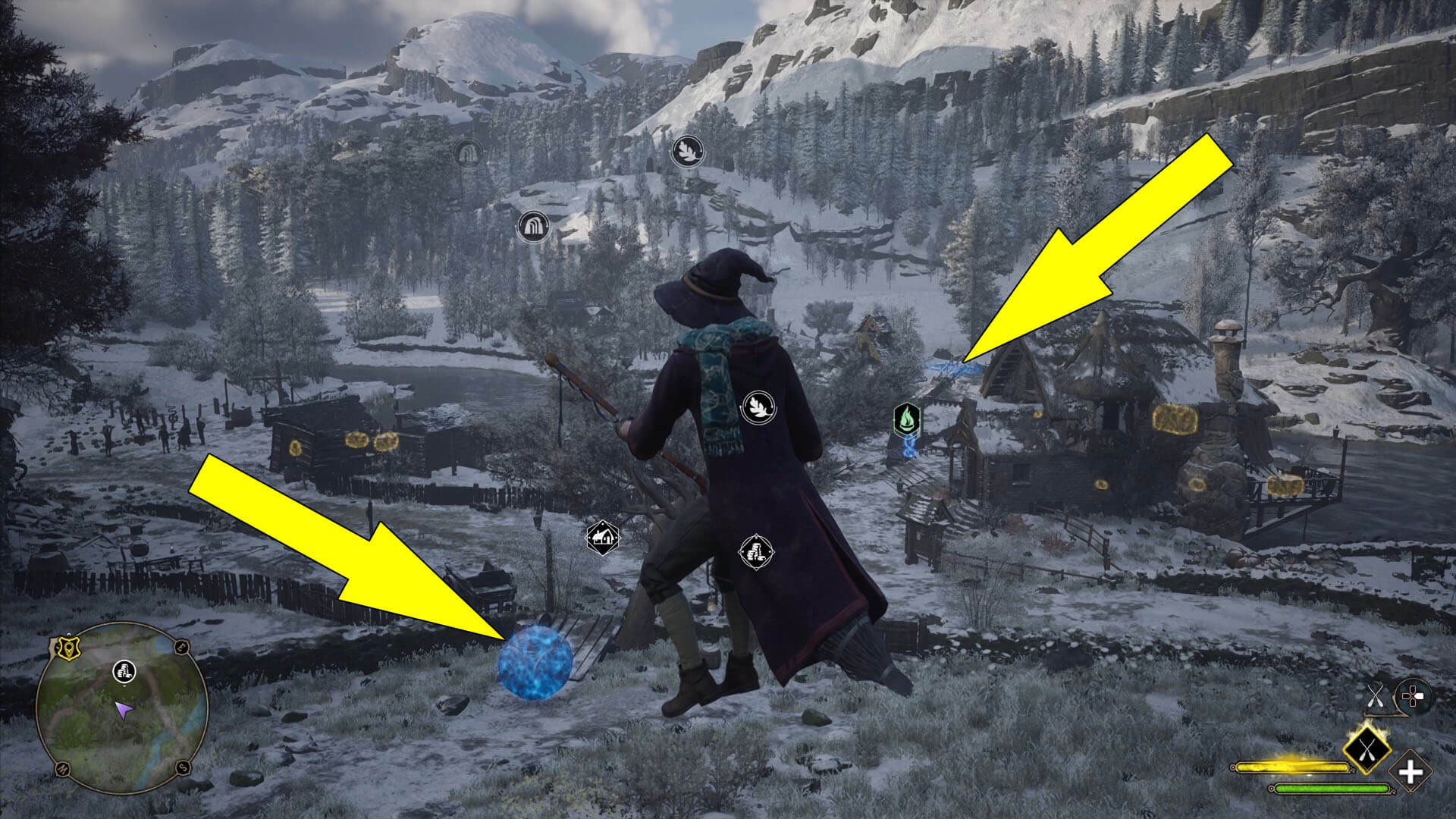 Hogwarts Valley Merlin Trial Locations - Hogwarts Legacy