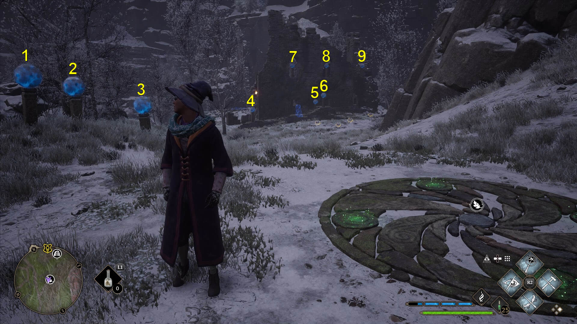 Feldcroft Region Merlin Trials Guide - Hogwarts Legacy