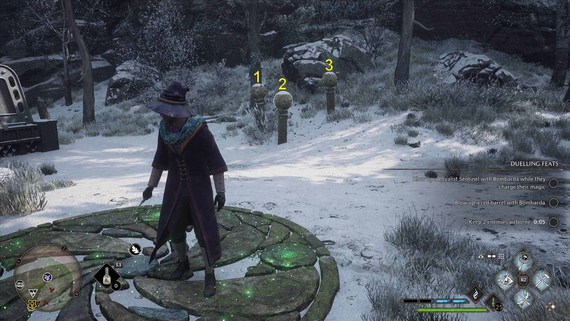 South Sea Bog Merlin Trial Locations - Hogwarts Legacy