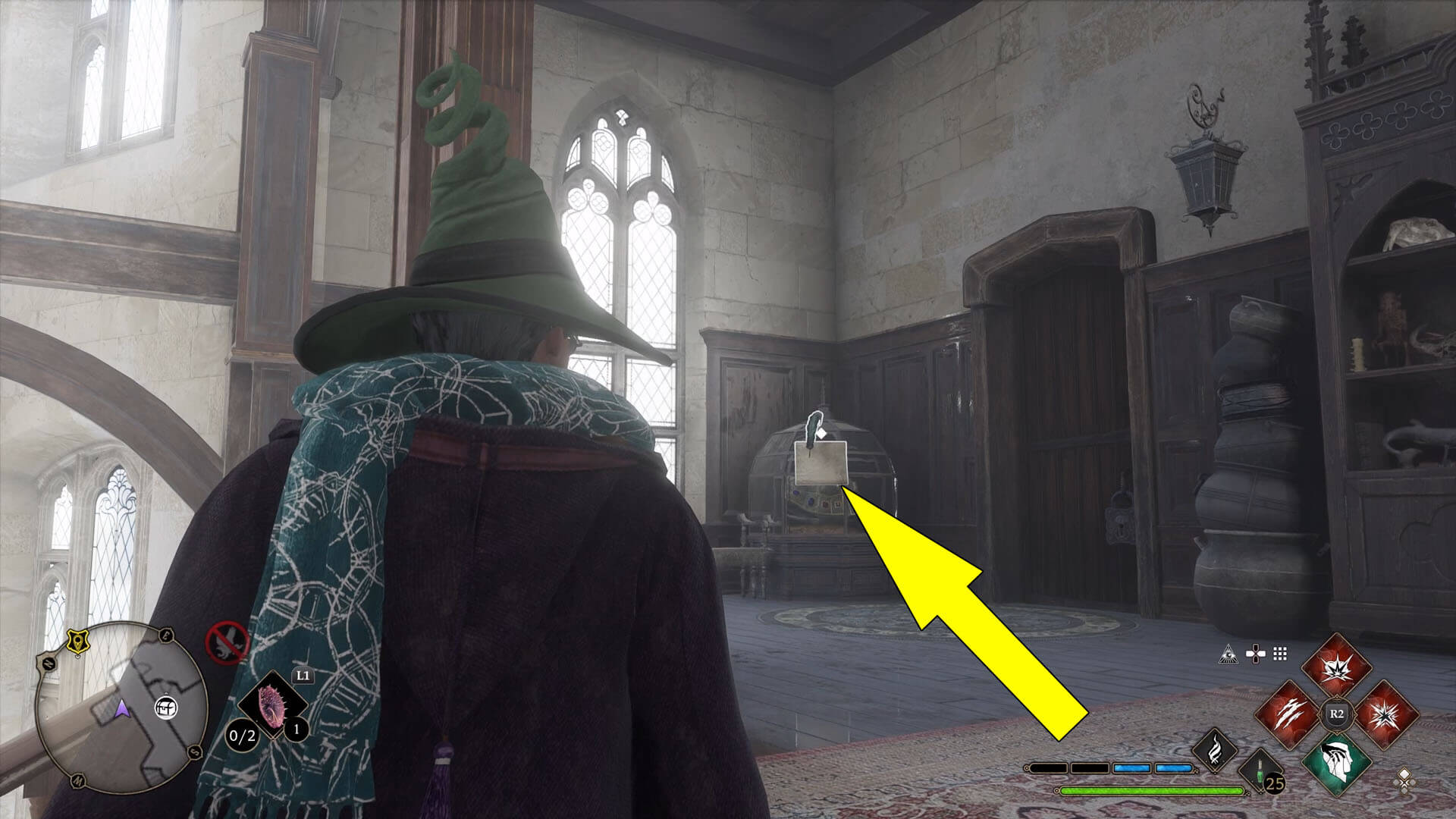 South Wing Field Guide Page Locations - Hogwarts Legacy