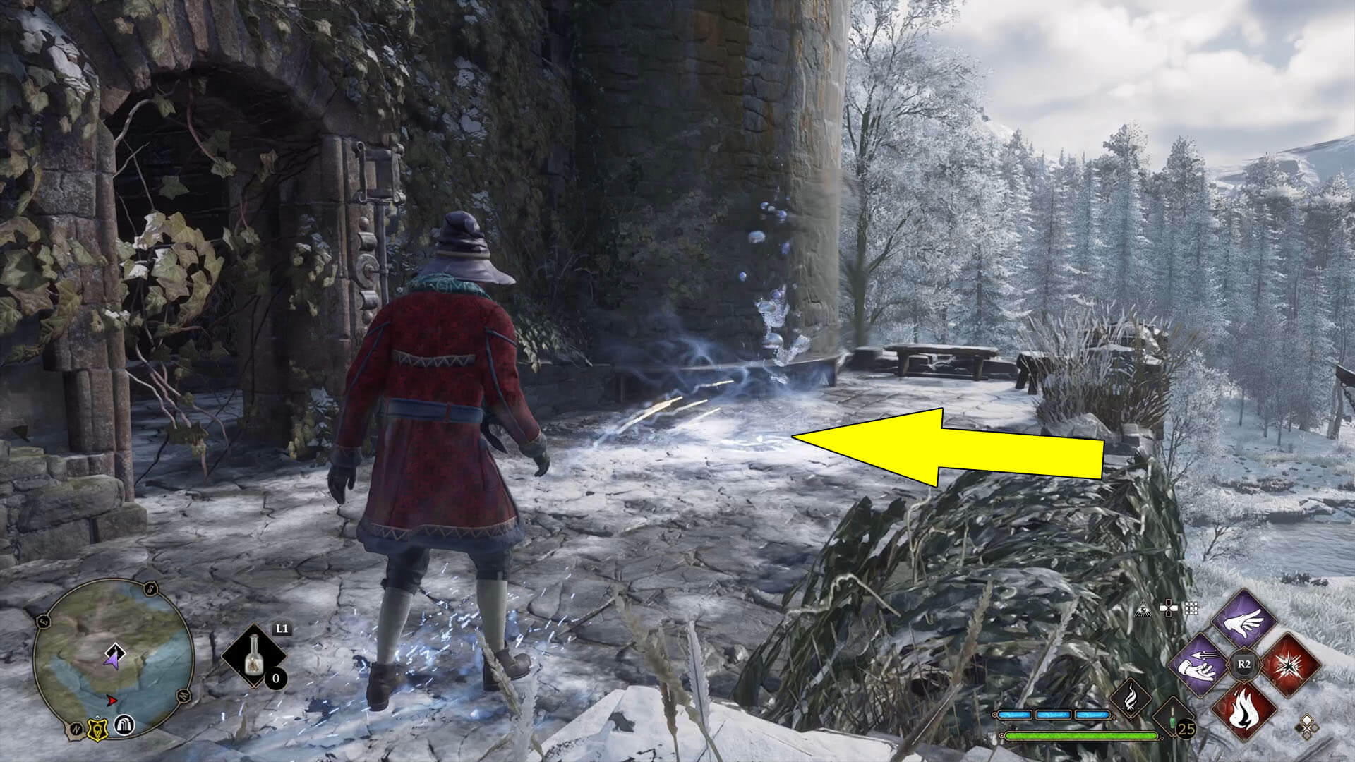 Hogwarts Valley Ancient Magic Hotspots - Hogwarts Legacy