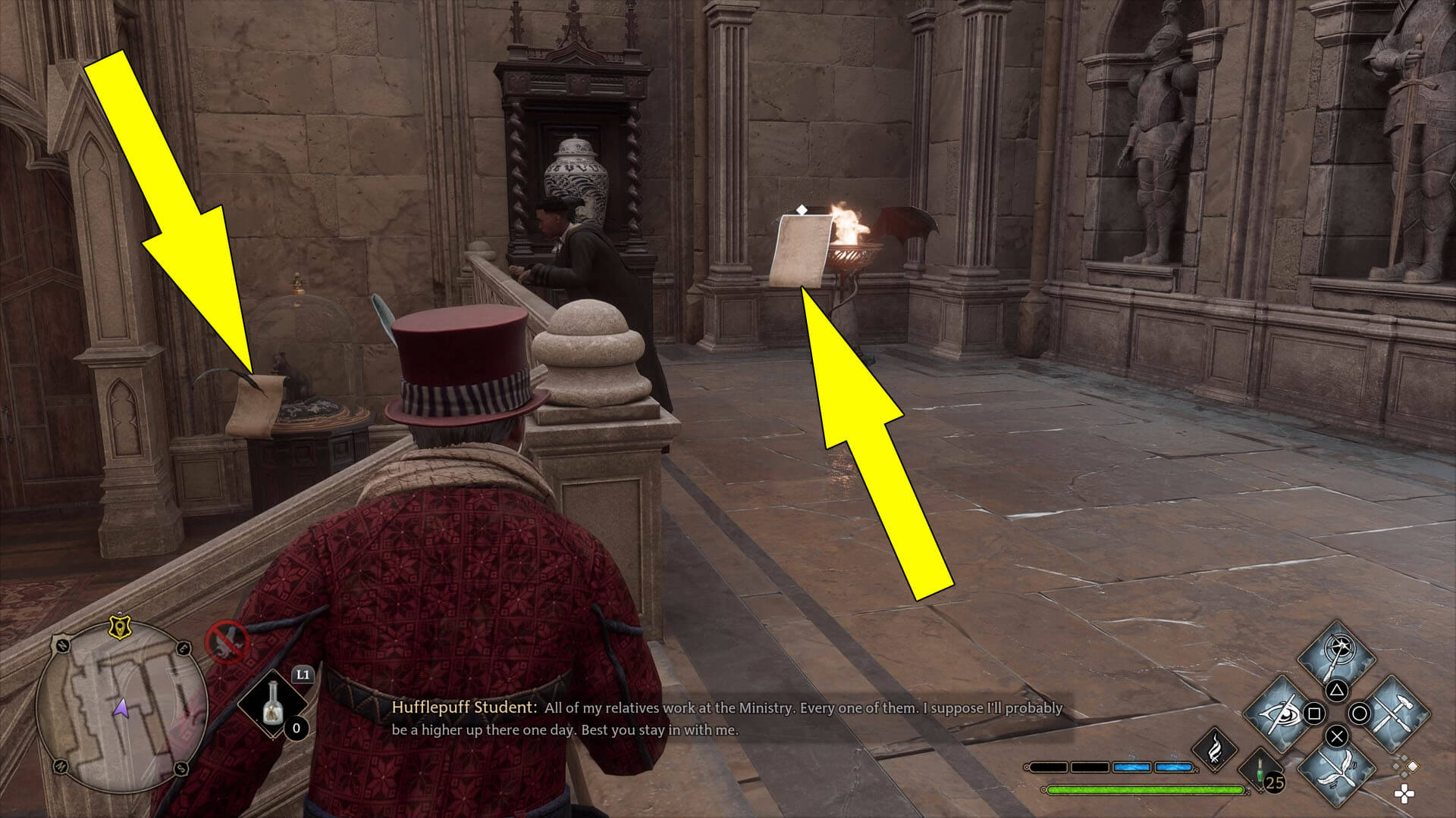 Bell Tower Wing Field Guide Pages Guide - Hogwarts Legacy