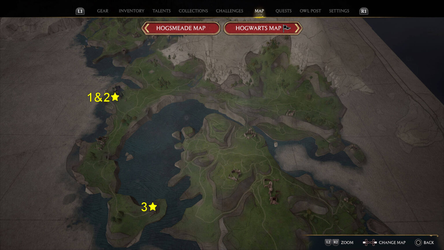 Manor Cape Infamous Foe Locations Guide - Hogwarts Legacy