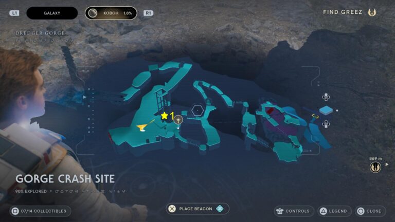 Gorge Crash Site Force Tear Location - SW Jedi Survivor Wiki