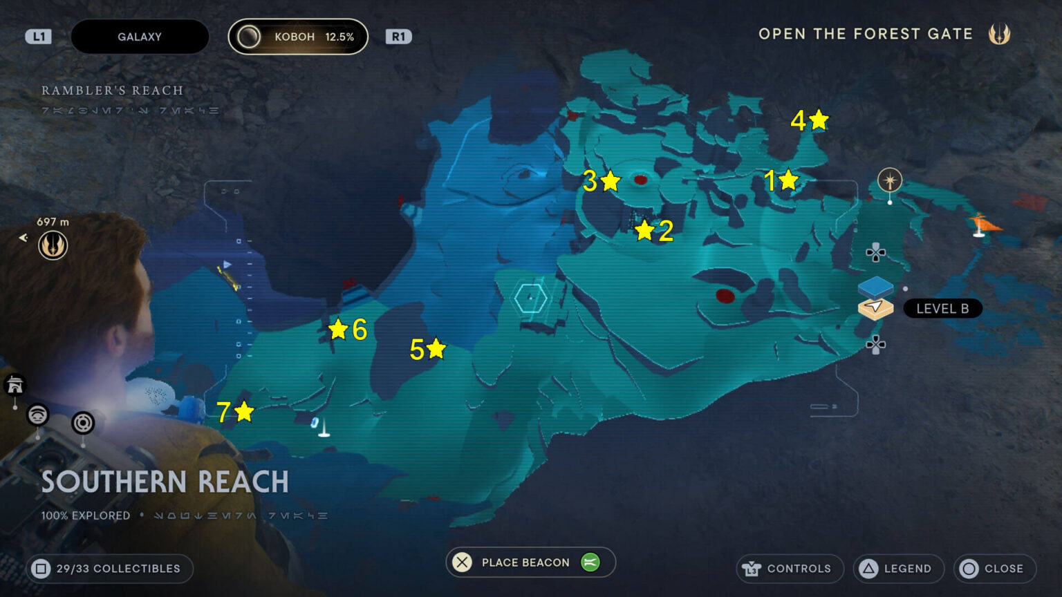 Southern Reach Treasures Locations - SW Jedi Survivor Guide