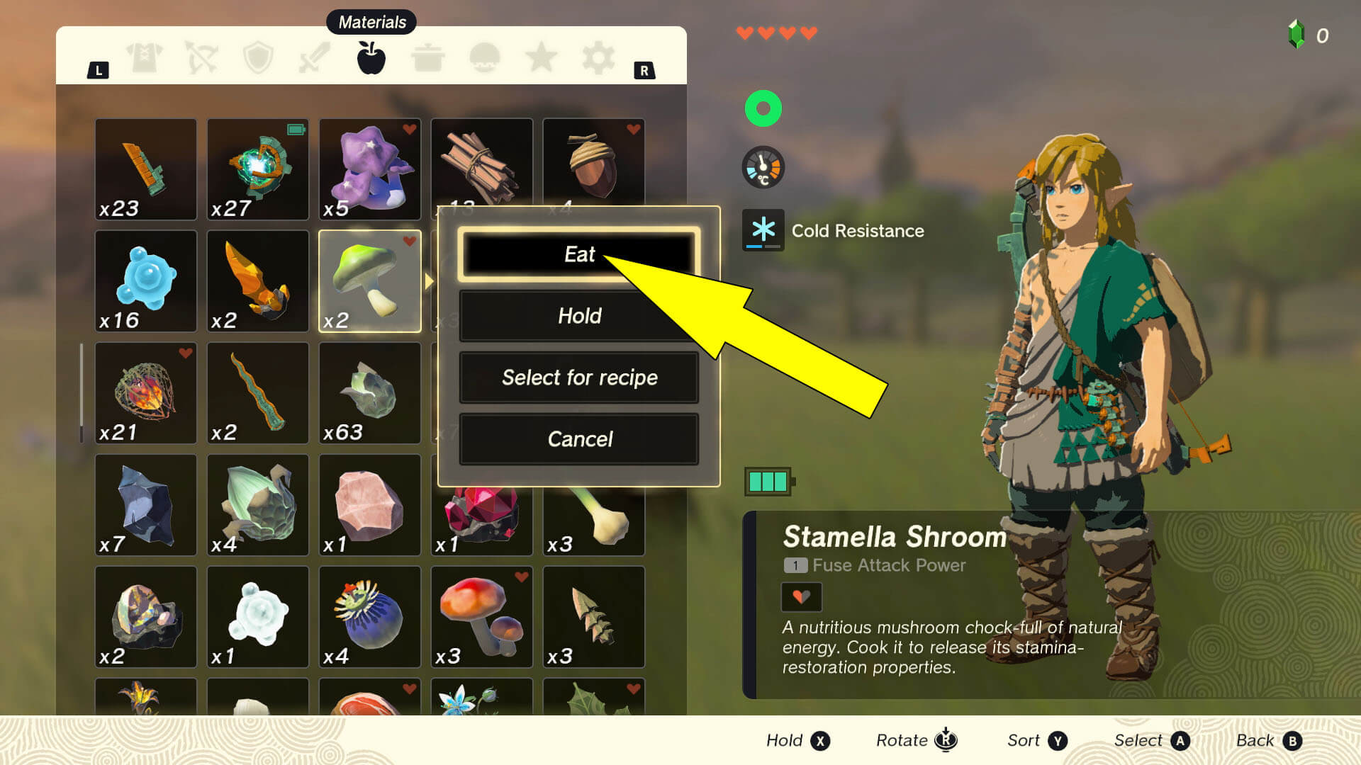How To Heal - Zelda Tears Of The Kingdom Wiki Guide