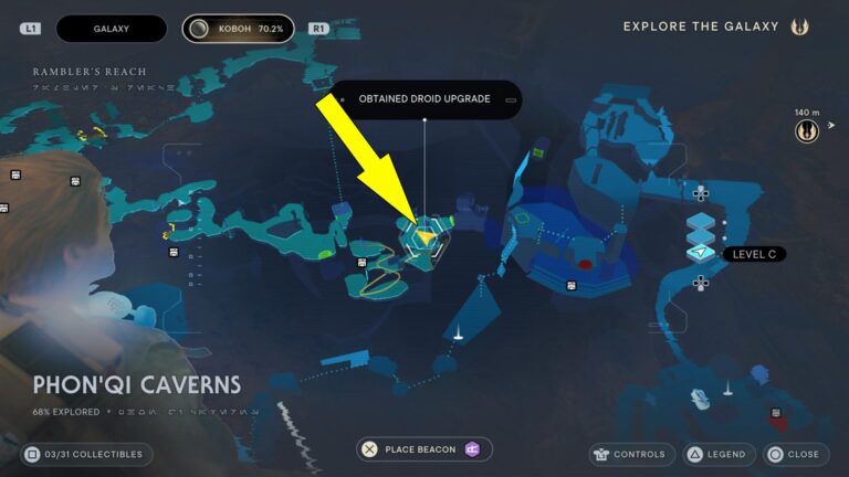 Chests Locations Display Map Upgrade - SW Jedi Survivor