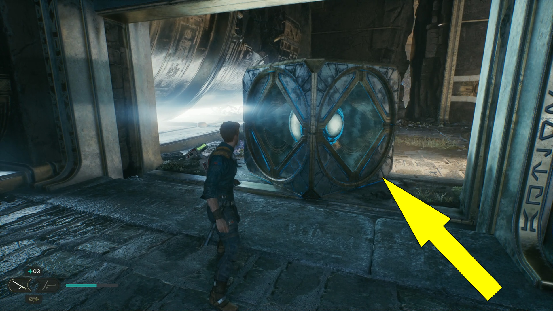 Devastated Settlement Orb Puzzle Solution - SW Jedi Survivor