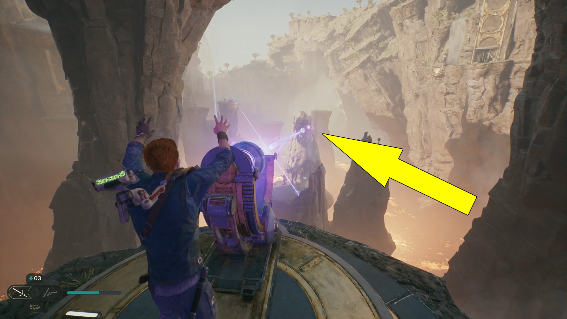 Devastated Settlement Orb Puzzle Solution - SW Jedi Survivor