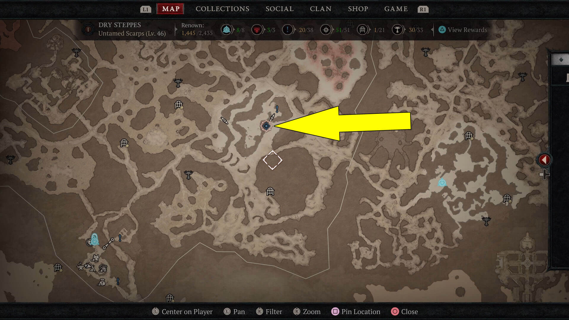 Augury of Bones Dust Location - Diablo 4 Wiki Guide