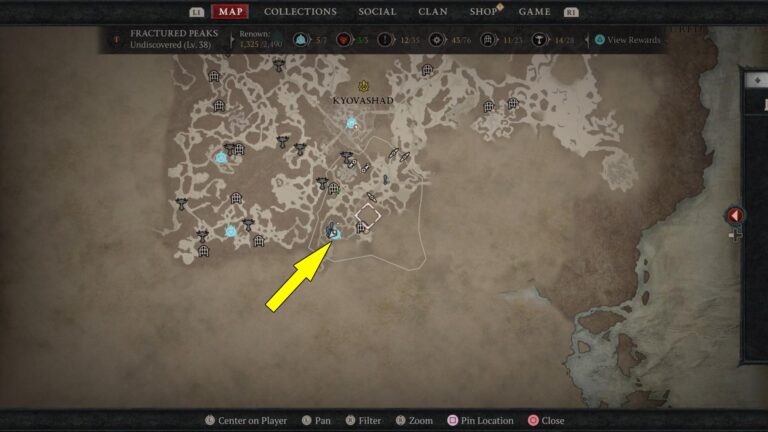 Cleansing Flame Ritual Brazier Location - Diablo 4 Guide