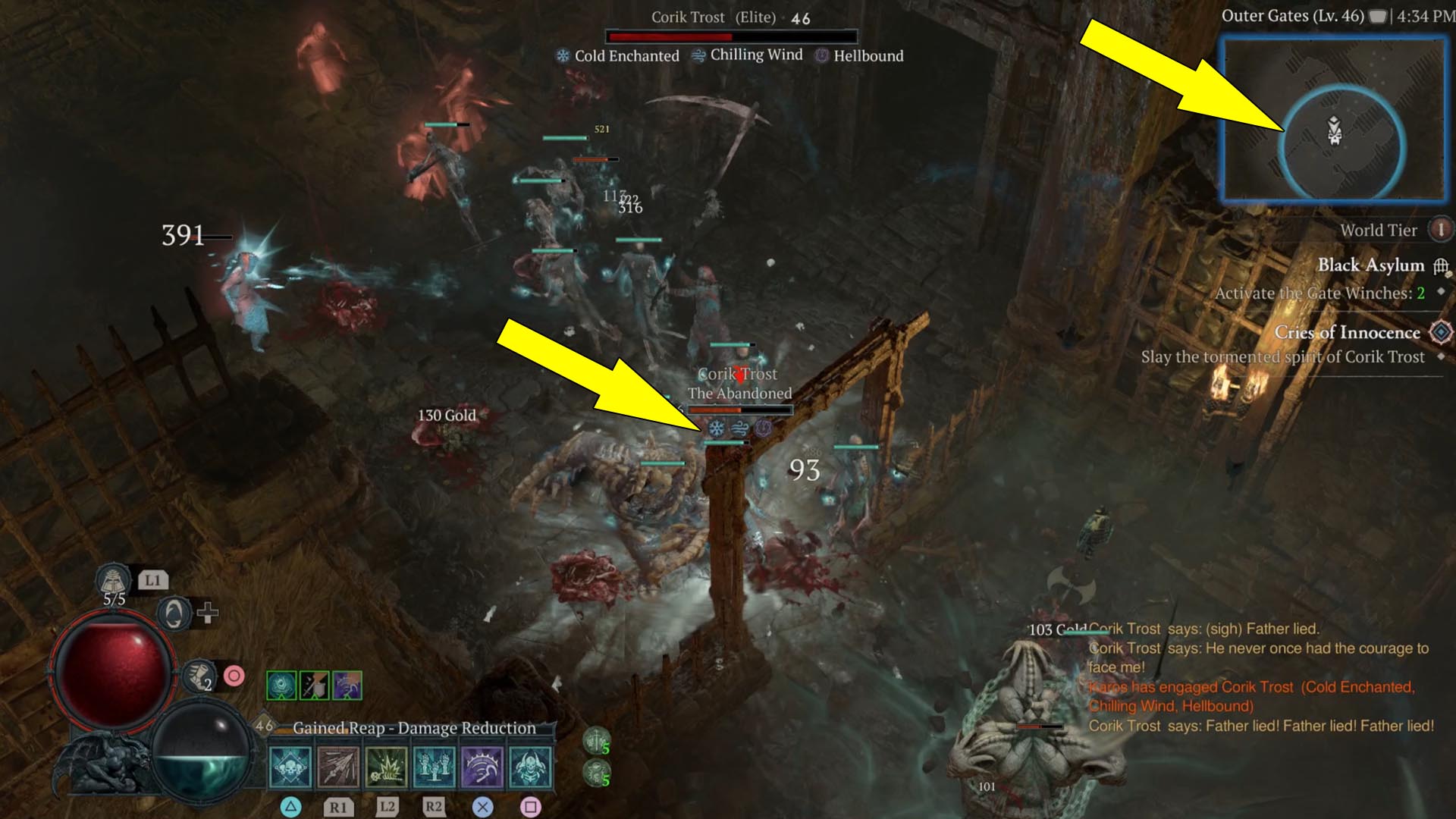 Cries Of Innocence Corik Trost Tormented Spirit - Diablo 4