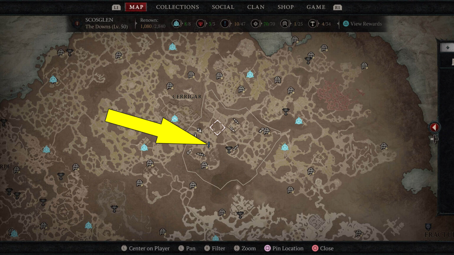 Feral Moon Light-Blessed Amulet Location - Diablo 4 Guide