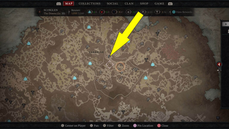 Fields of Ruin Wardstones Locations - Diablo 4 Wiki Guide