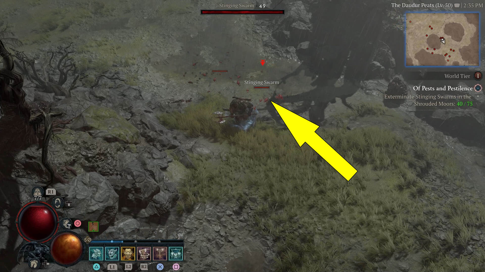 Of Pests And Pestilence Stinging Swarms Location - Diablo 4