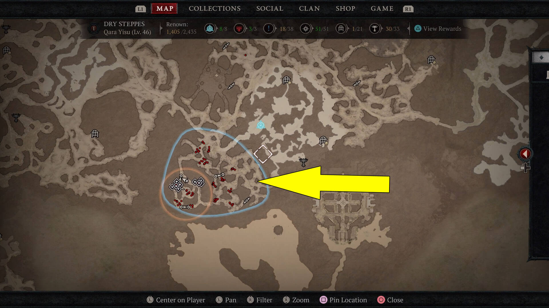 Phases Of Moon Khazra Bones Location - Diablo 4 Wiki Guide