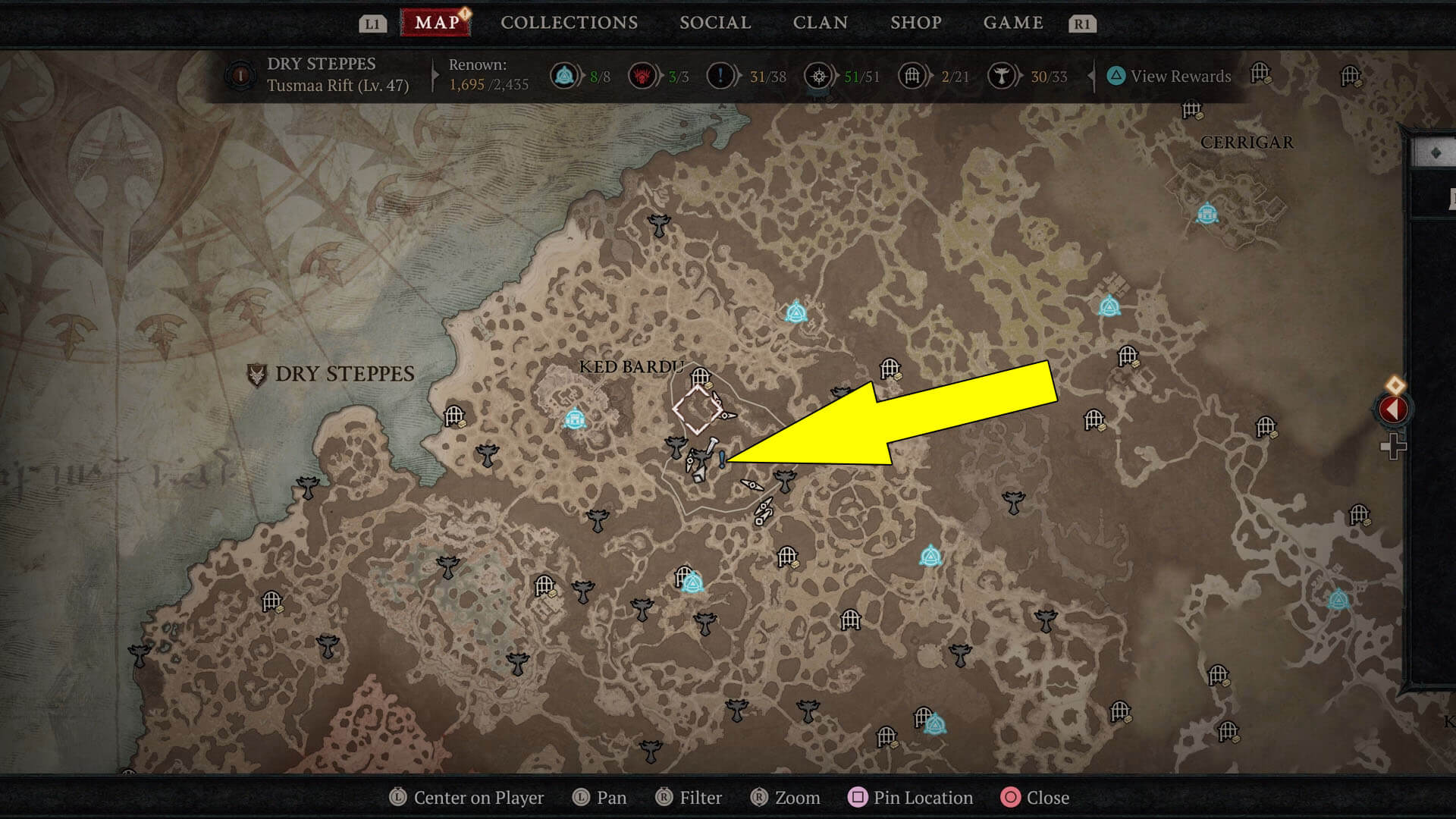 Reject Mother Lilith Secret Shrine Location - Diablo 4 Guide