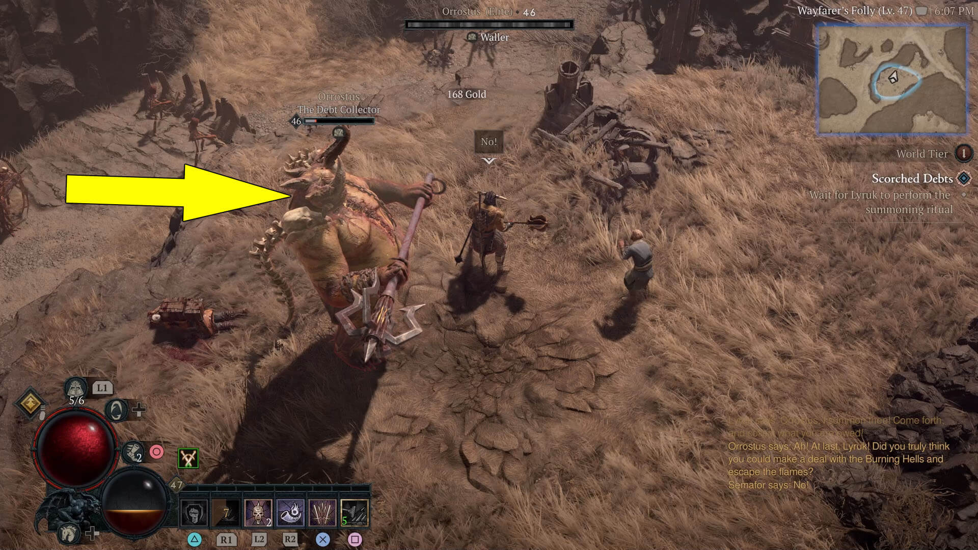 Scorched Debts Lyruk Location - Diablo 4 Wiki Guide