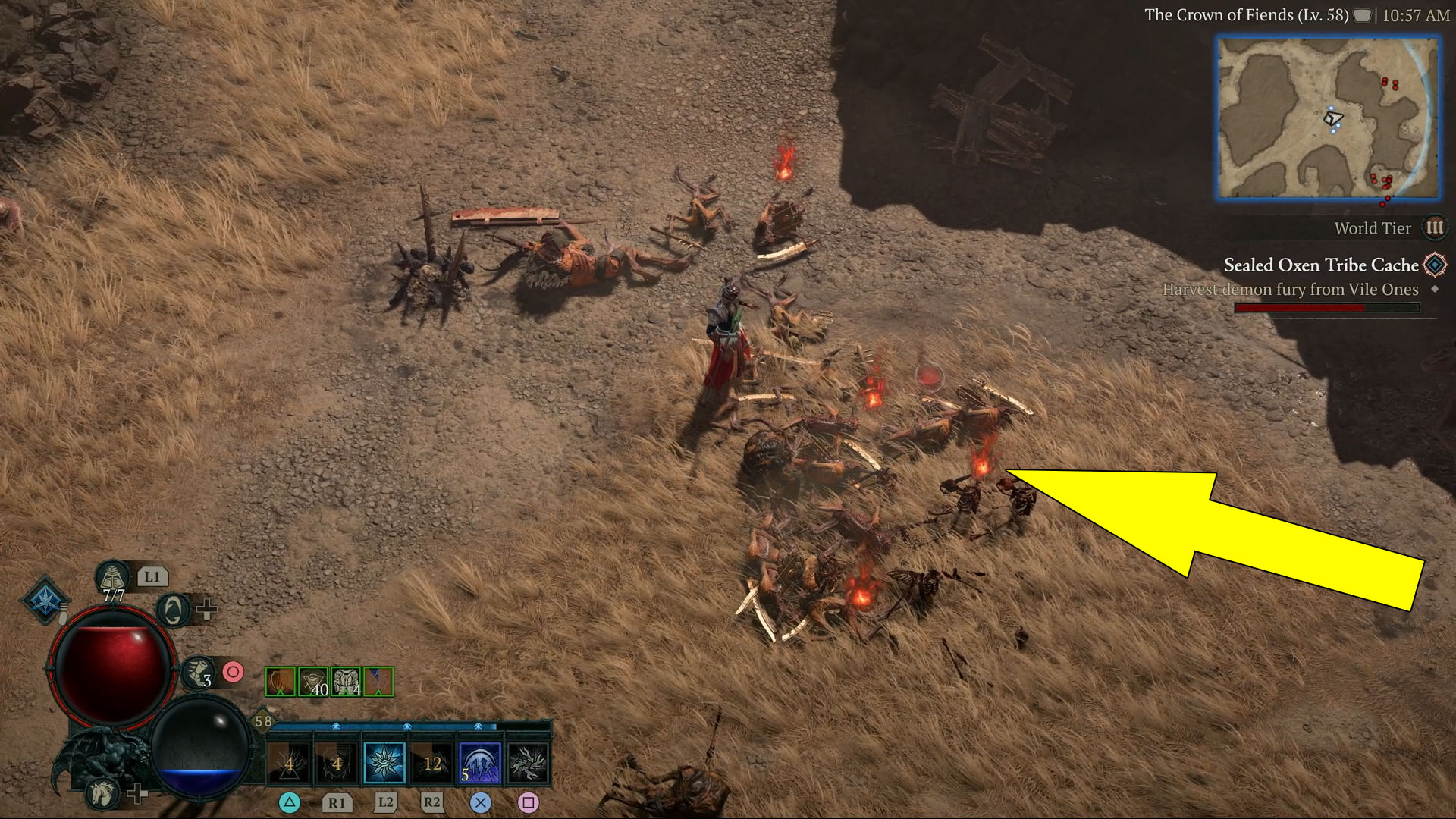 Sealed Oxen Tribe Cache Demon Fury - Diablo 4 Wiki Guide