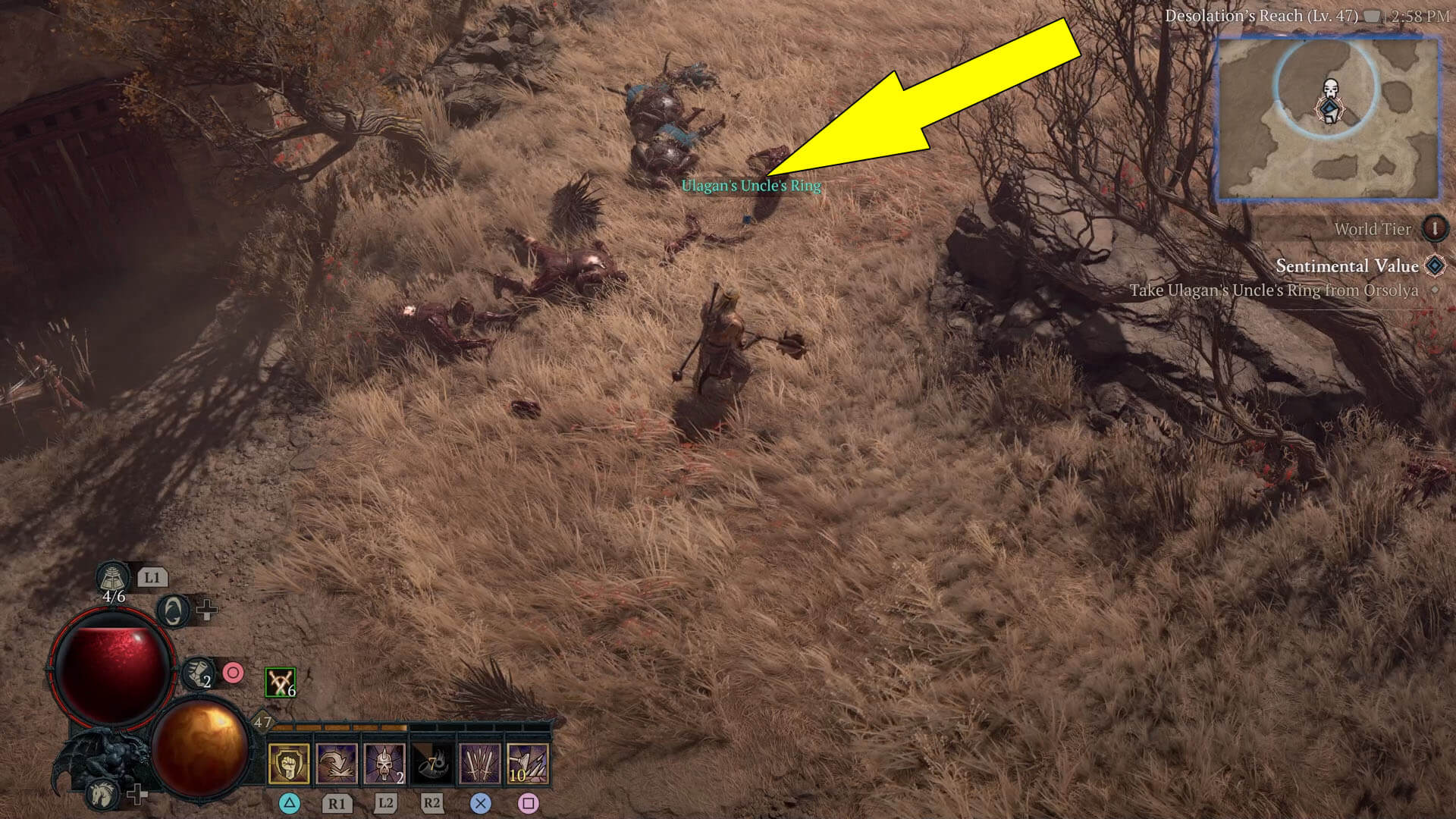 Sentimental Value Ulagan Uncle Heirloom Location - Diablo 4