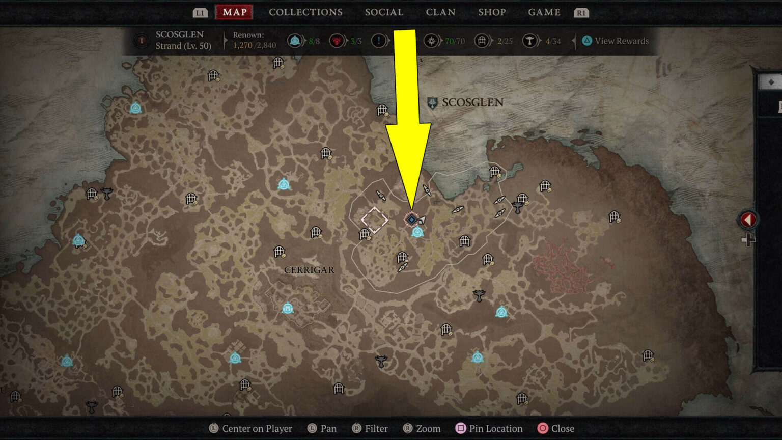 Smoke Signals Kealer Farm Location - Diablo 4 Wiki Guide