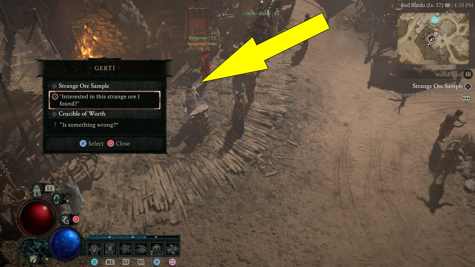 Strange Ore Sample Quest Location - Diablo 4 Wiki Guide