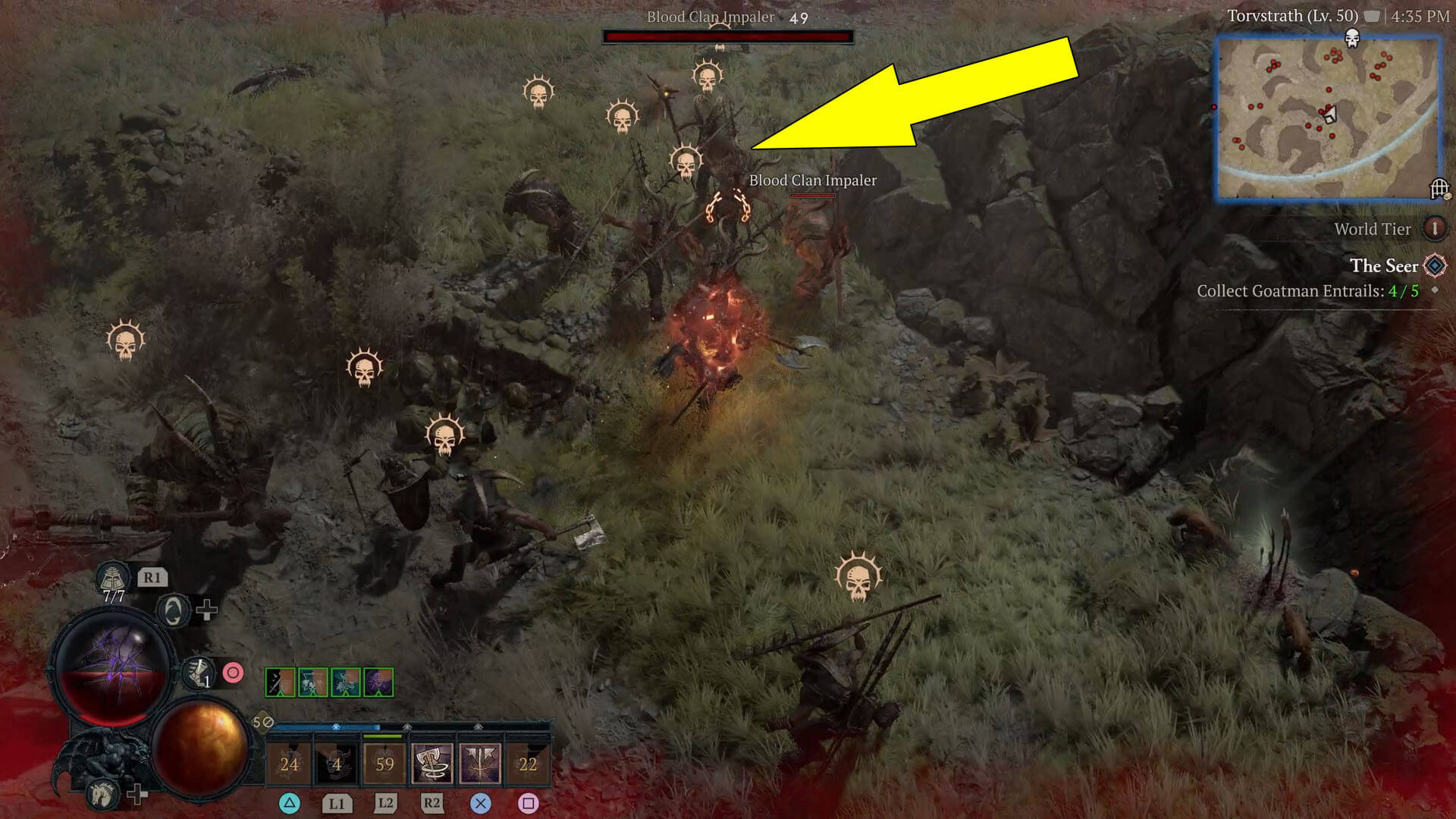 The Seer Goatman Entrails Location - Diablo 4 Wiki Guide