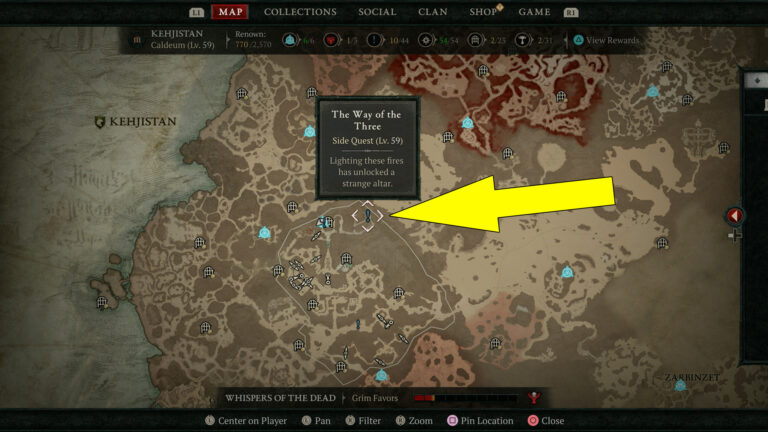 Kehjistan Hidden Side Quests Locations - Diablo 4 Guide