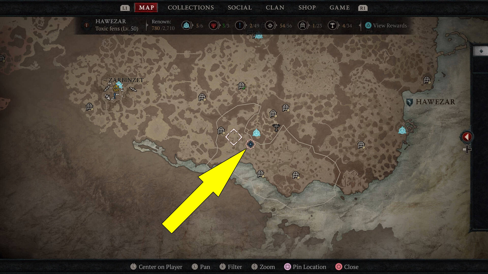 Coiled Grasp Crusader Berolt Location - Diablo 4 Wiki Guide