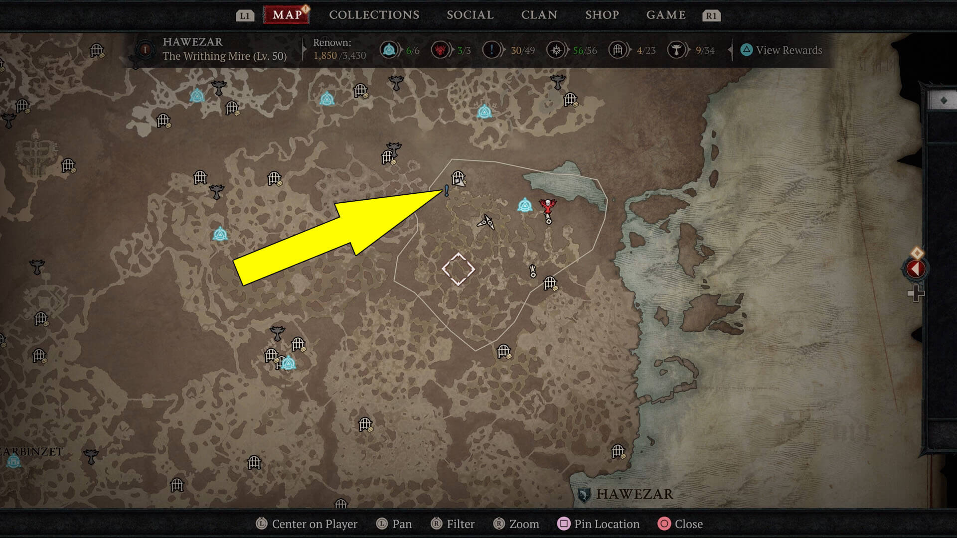 Growing Reminders Nangari Spitters Location - Diablo 4 Guide