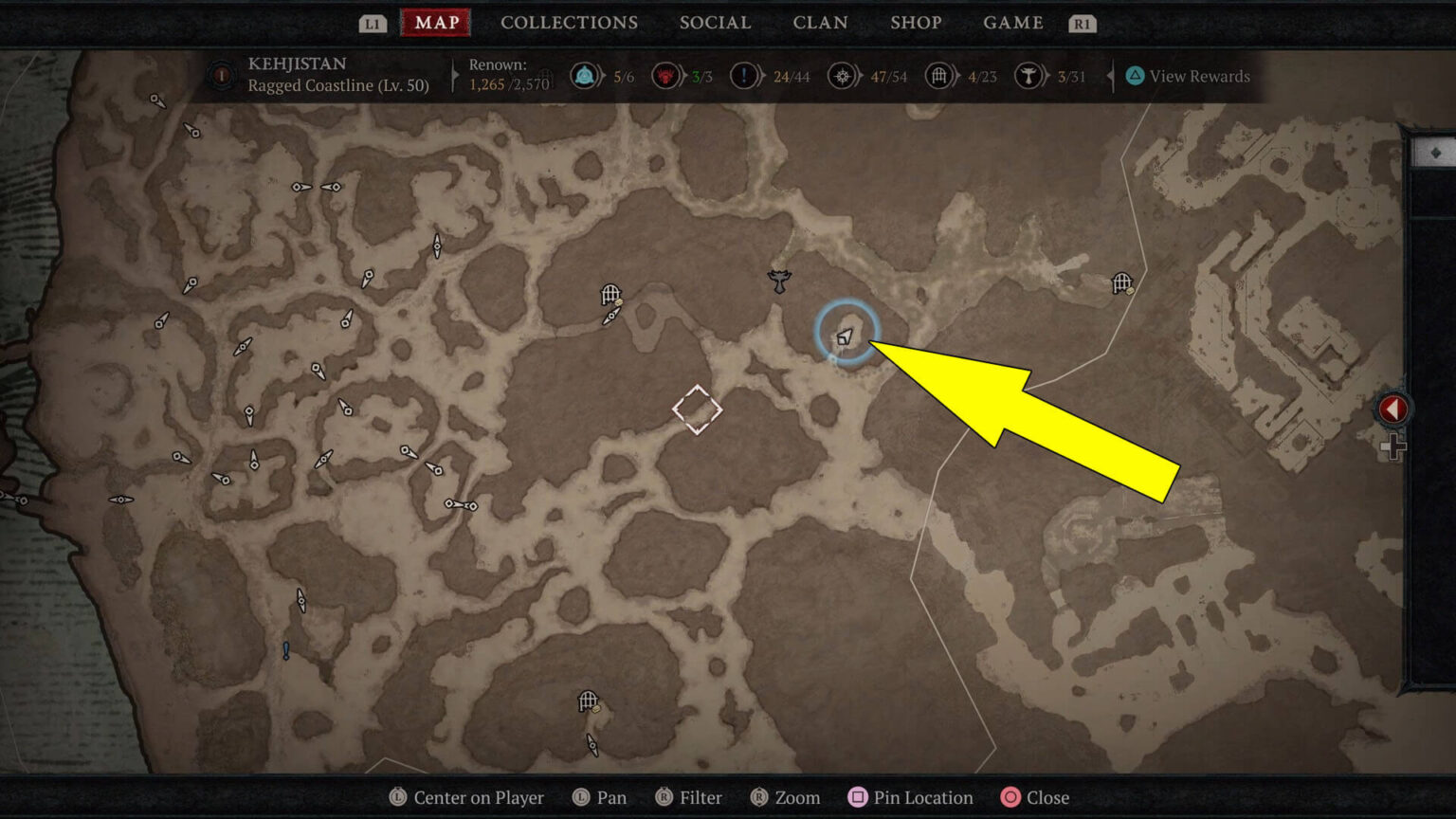 Head Of The Snake Hideout Entrance Location - Diablo 4 Guide