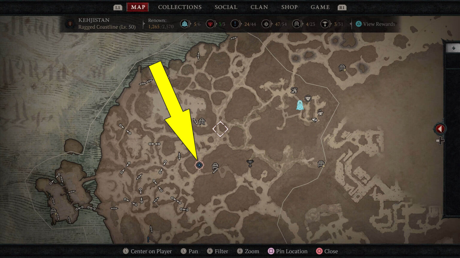 Head Of The Snake Hideout Entrance Location - Diablo 4 Guide