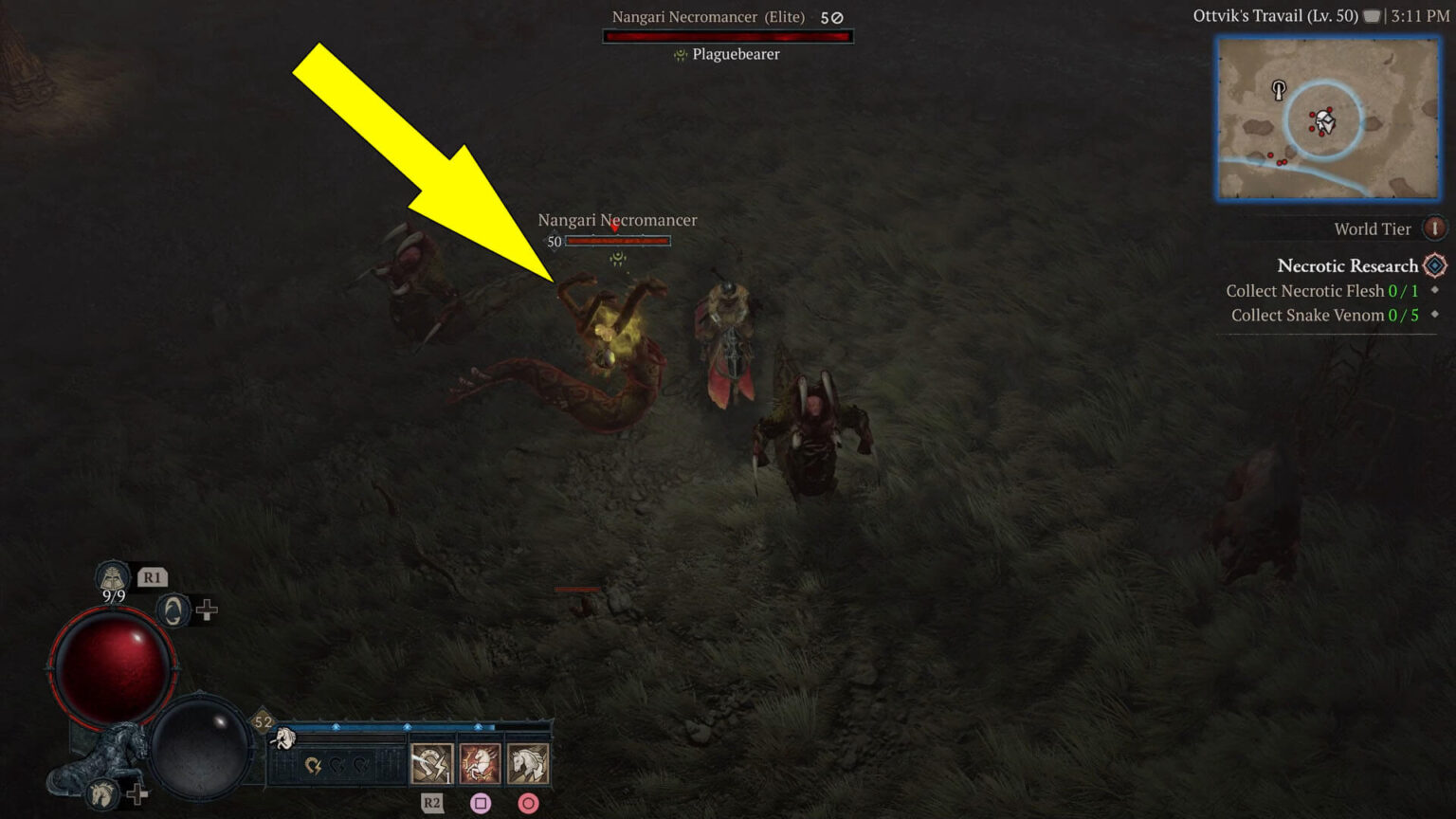Necrotic Research Snake Venom Location - Diablo 4 Wiki Guide