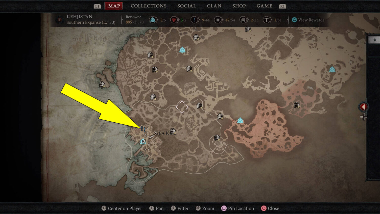 Pinch Poison Scorpion Venom Glands Location - Diablo 4 Guide