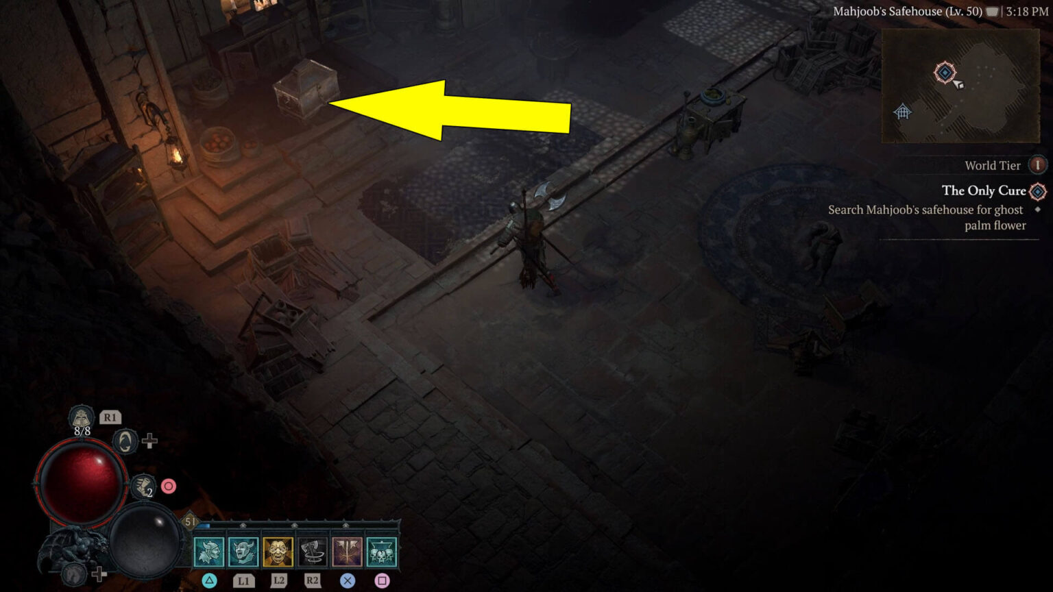 Only Cure Ghost Palm Flower Location - Diablo 4 Wiki Guide