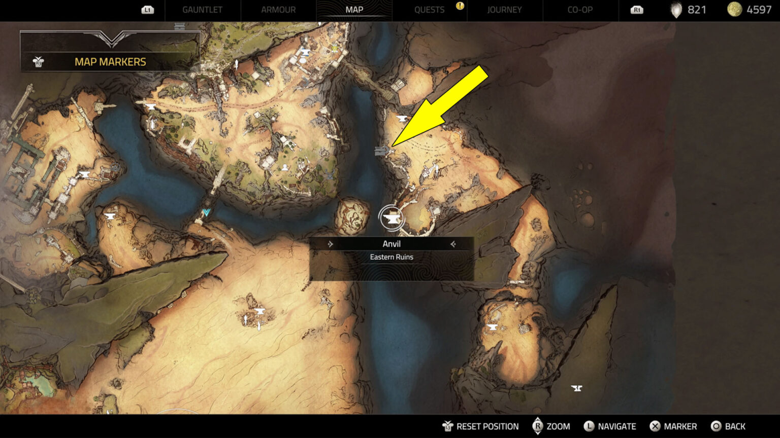 Hidden On Cliffs Treasure Map Chest Location - Atlas Fallen