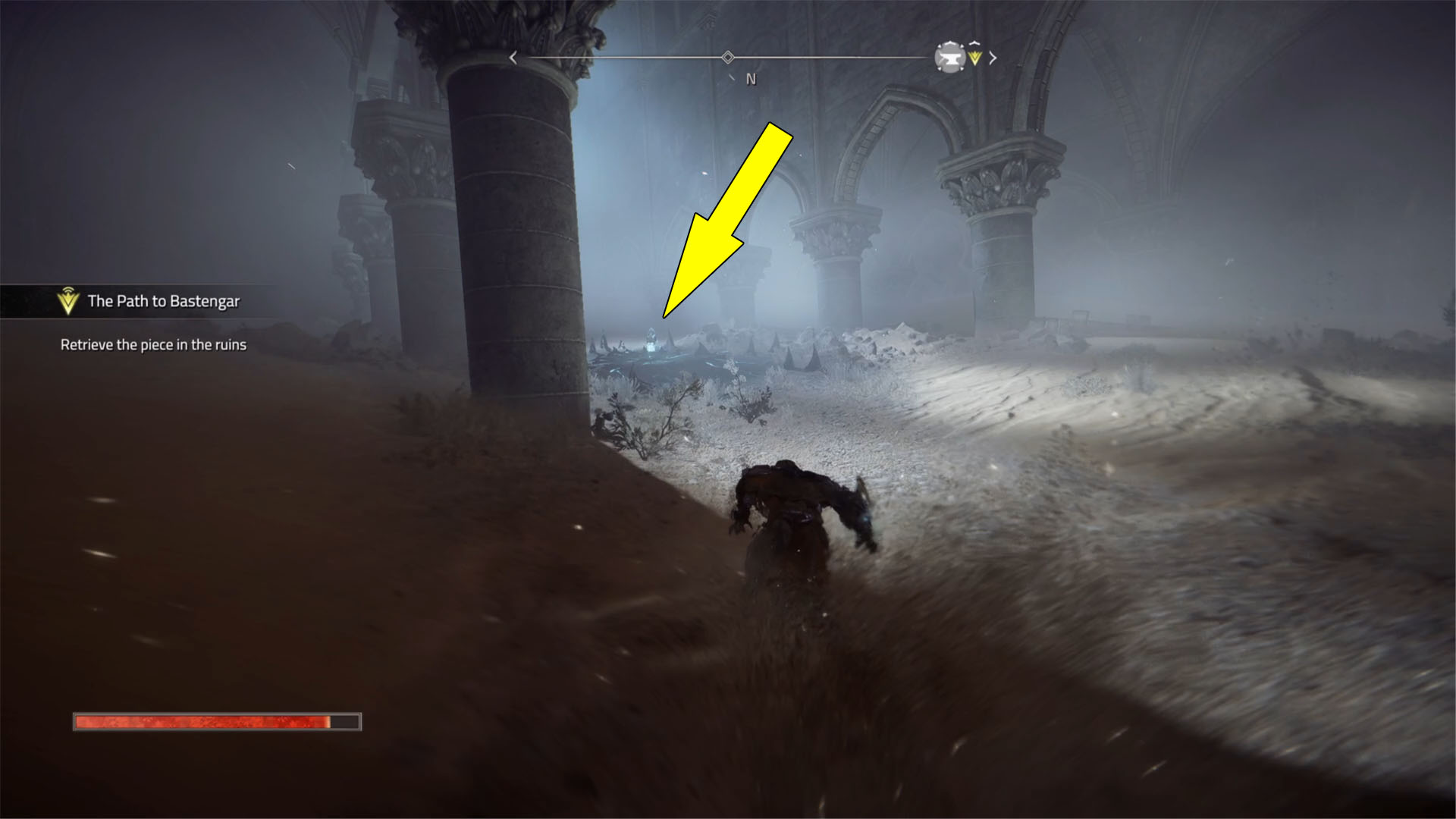 Path To Bastengar Ruins Piece Location - Atlas Fallen Guide