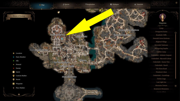 Arabella's Parents Location Guide - Baldur's Gate 3