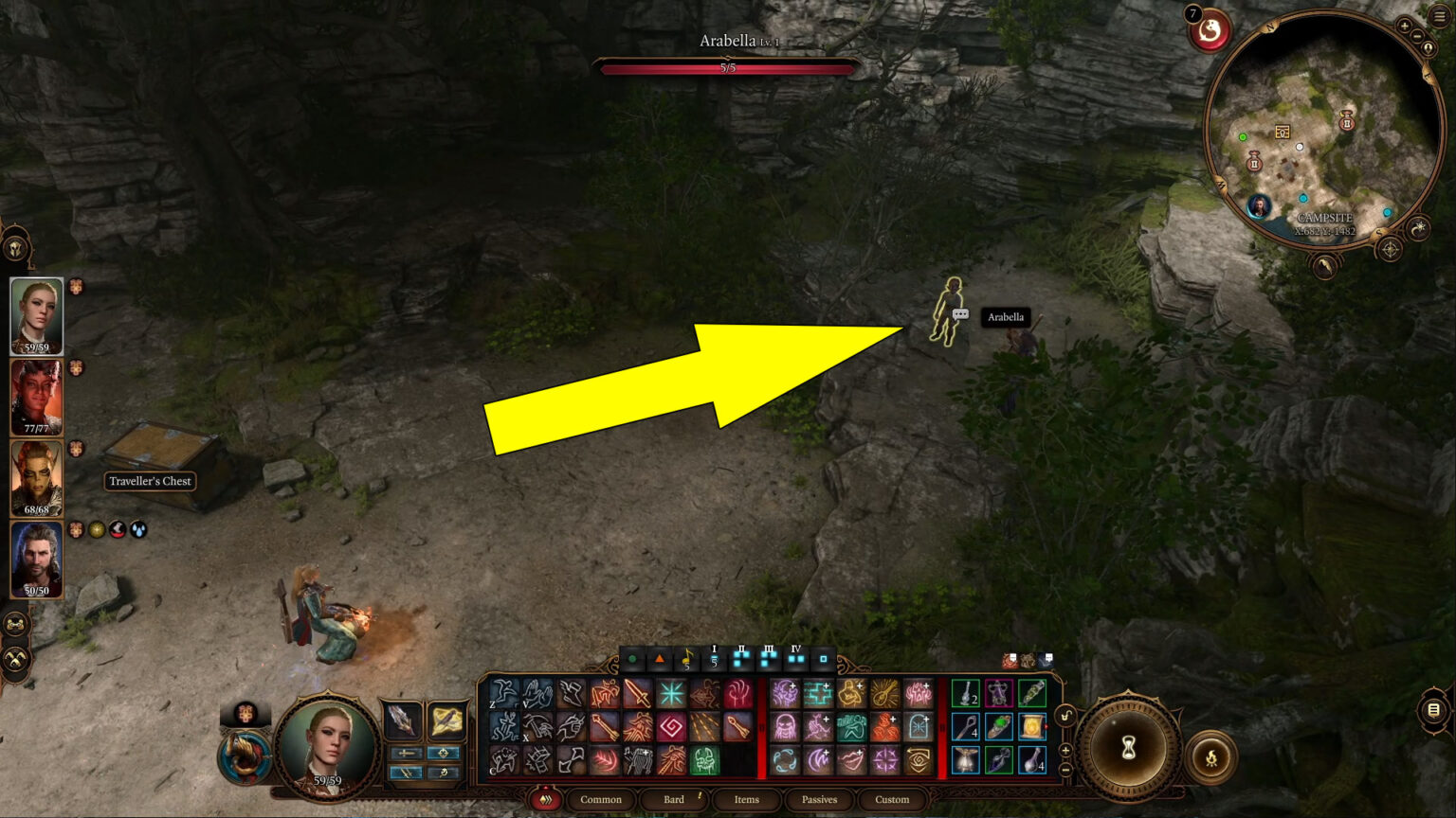 Arabella's Parents Location Guide - Baldur's Gate 3