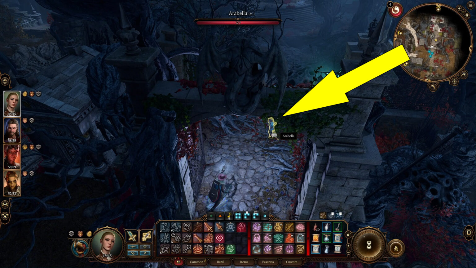 Arabella's Parents Location Guide - Baldur's Gate 3