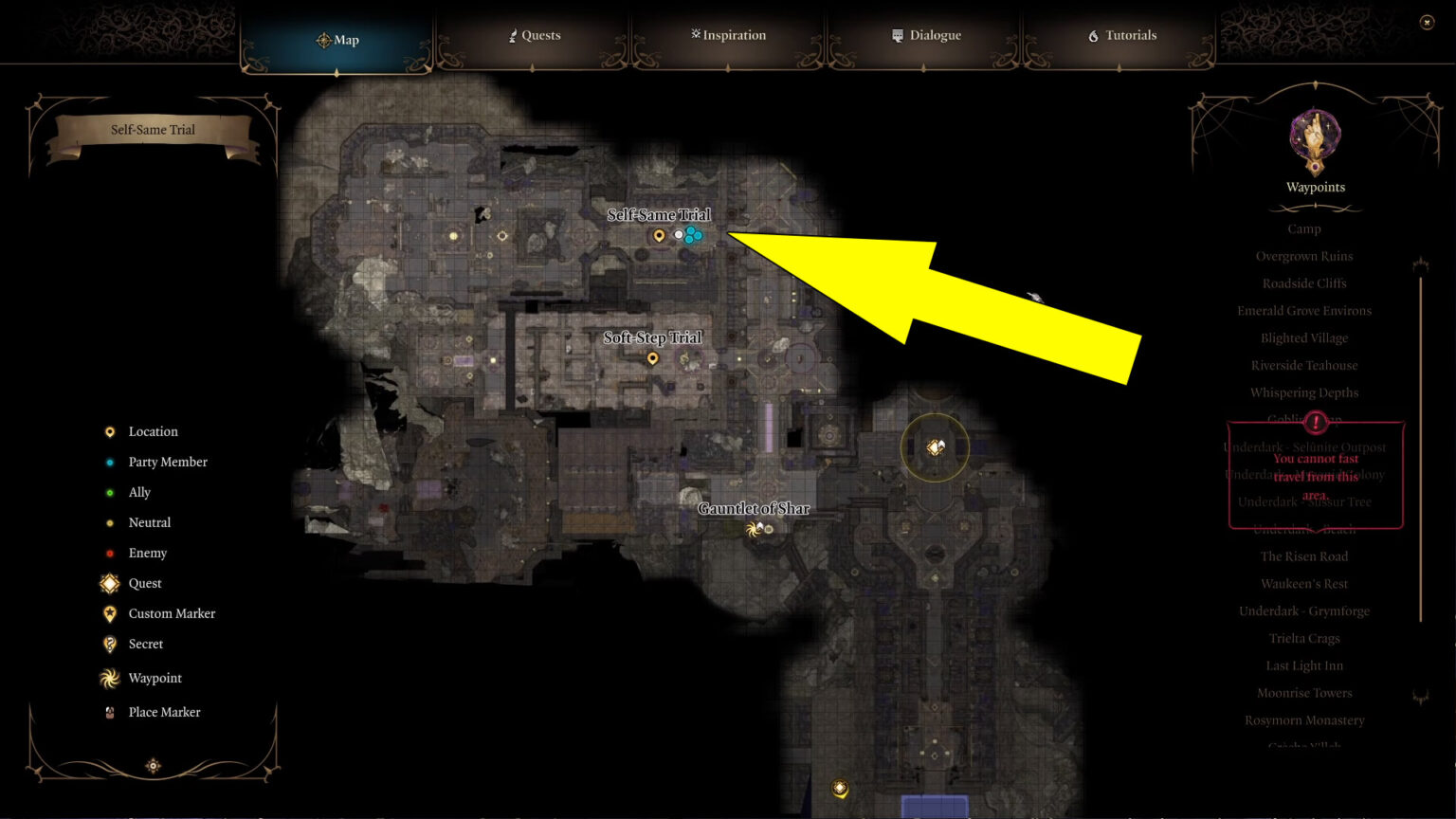 Gauntlet of Shar Self-Same Trial Puzzle - Baldur's Gate 3