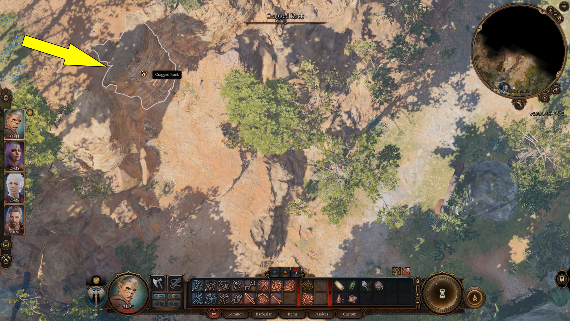 Scuffed Rock Harper Map Treasures Location - Baldur's Gate 3