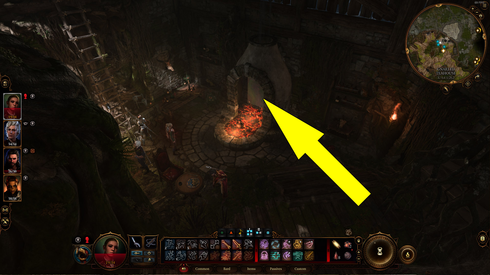 Overgrown Tunnel Noxious Fumes Vents - Baldur's Gate 3