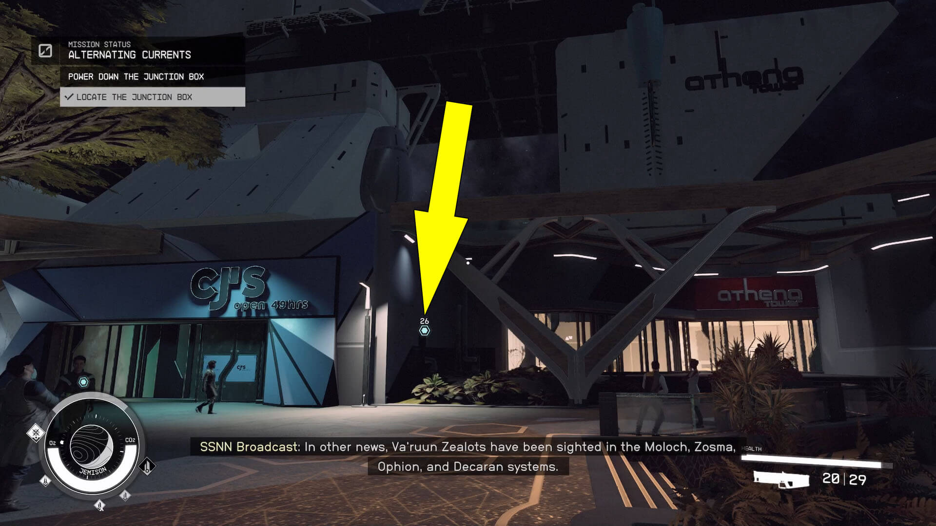 Alternating Currents Junction Boxes Locations - Starfield