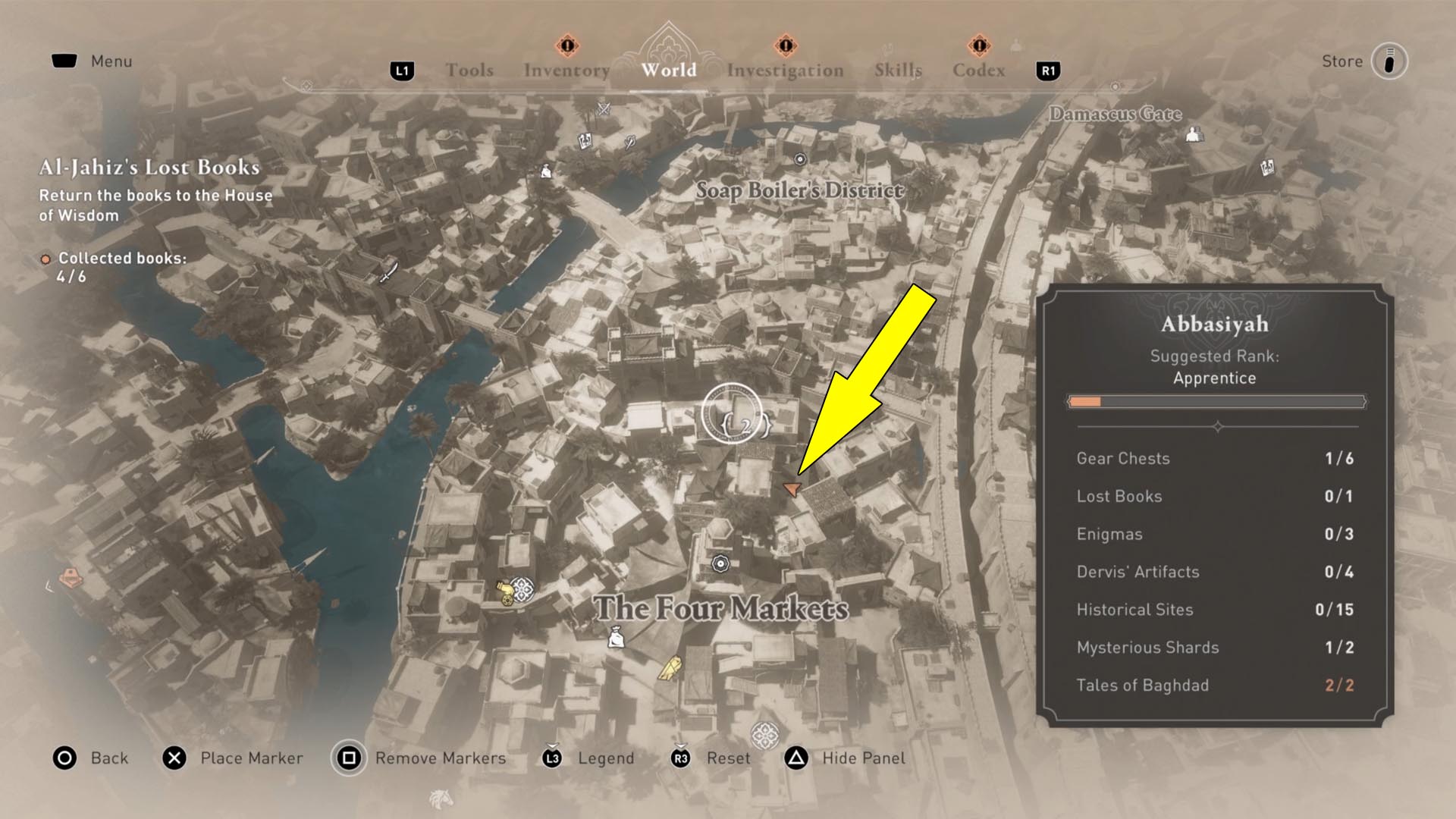 Four Markets Gear Chest Guide - Assassin's Creed Mirage