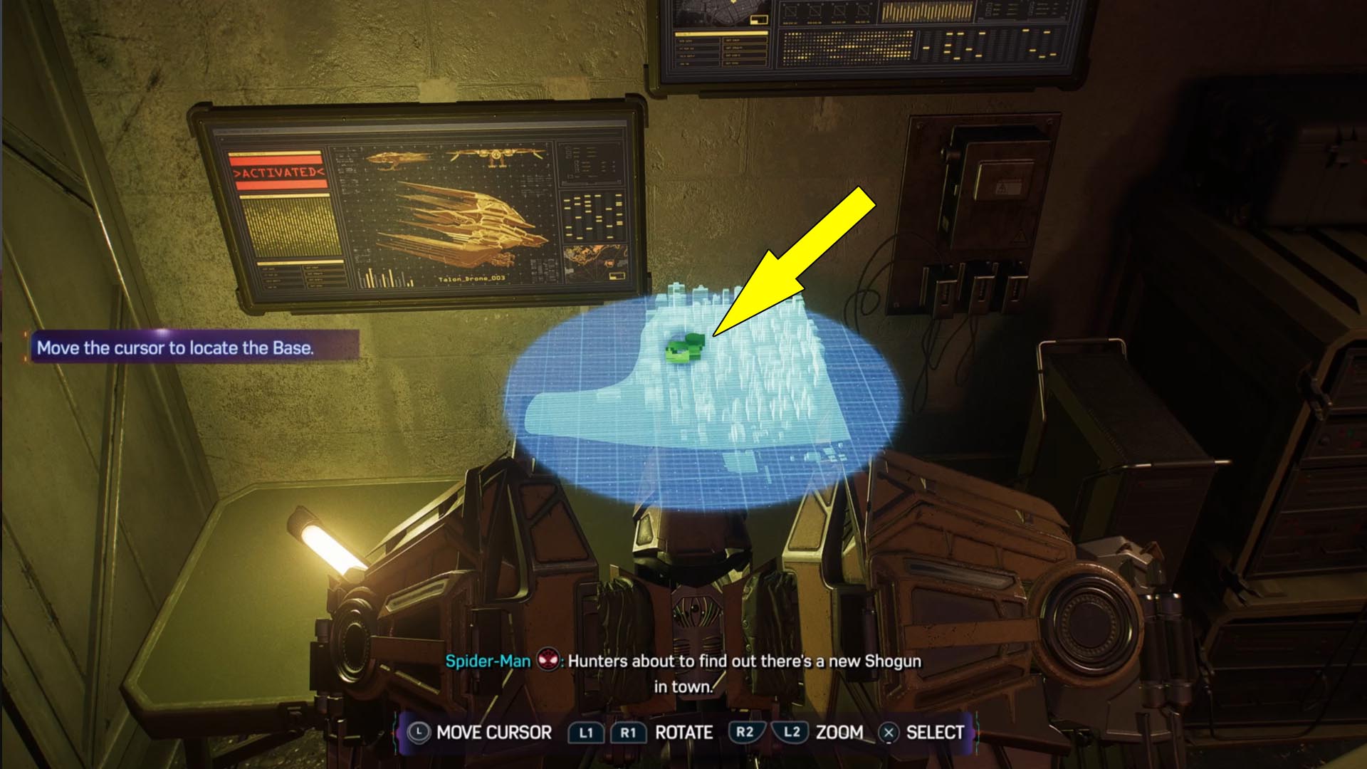 Harlem Motorpool Hunter Blind Locations - Spider-Man 2
