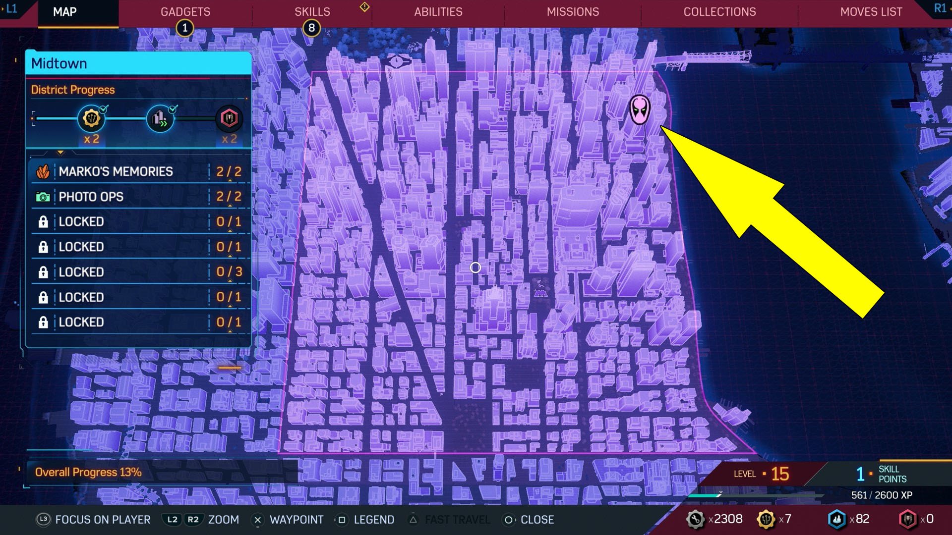 Midtown Prowler Stash Puzzle Solution Guide - Spider-Man 2