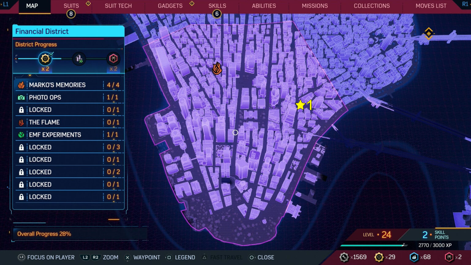 Financial District EMF Experiment Puzzles - Spider-Man 2